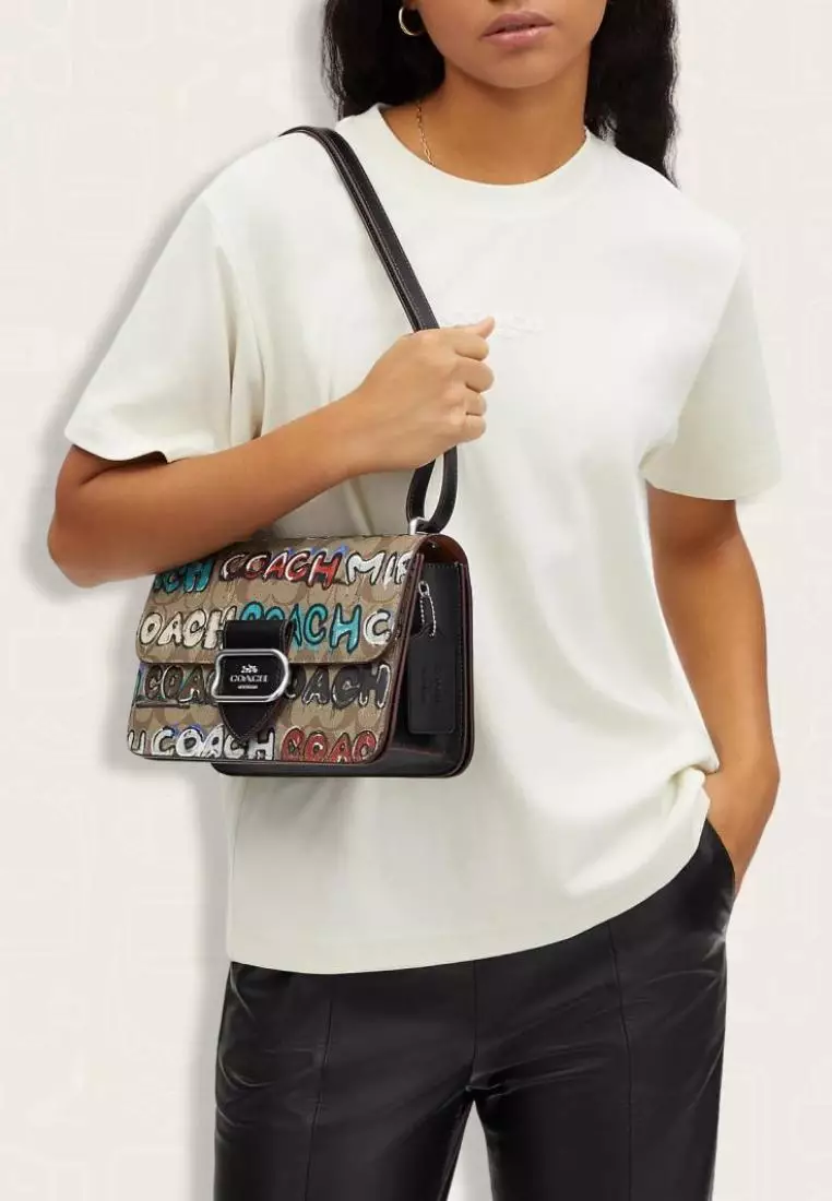 Jual Coach Coach X Mint + Serf Large Morgan Square Crossbody In ...