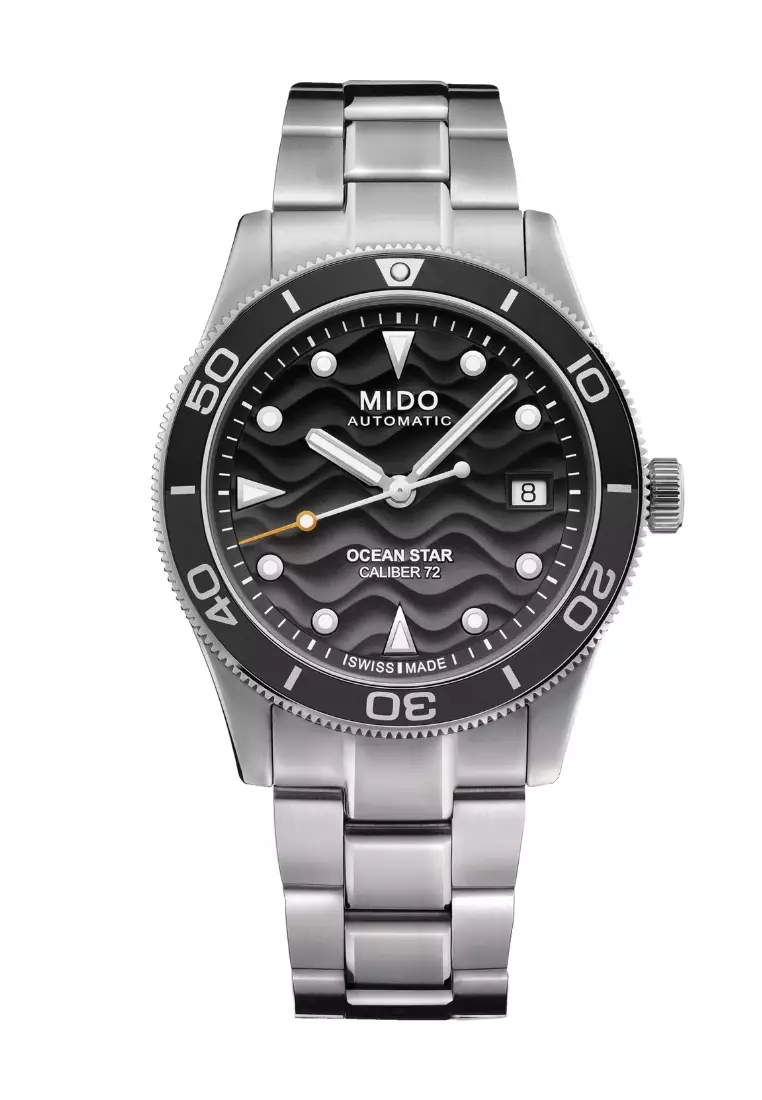 Buy Mido Mido Ocean Star 39 Grey Gradient Dial Stainless Steel Band 72 ...