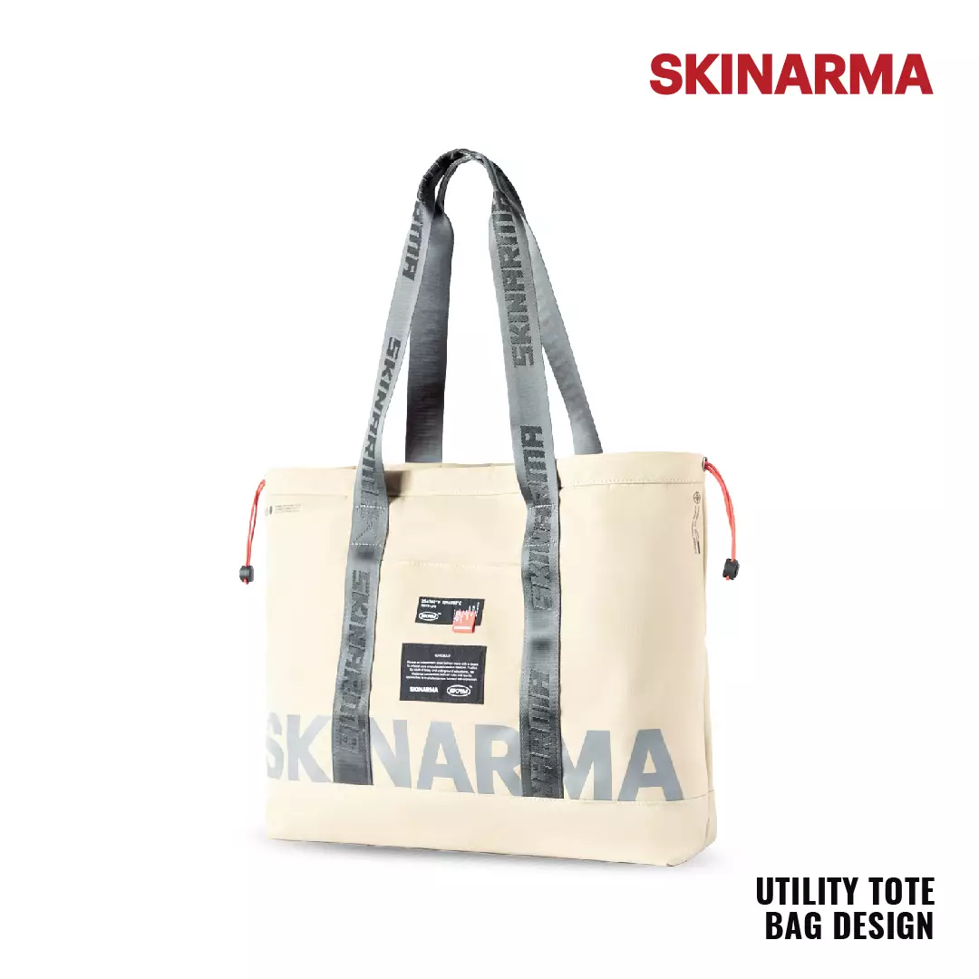 Jual Skinarma Tote Bag Utilities Skinarma Fardel Series - Ivory ...