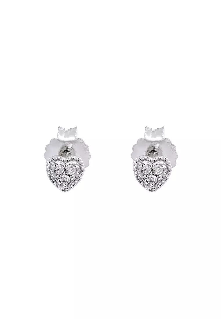 Buy HABIB HABIB Diamond Earring in 375/9K White Gold 457210623(WG ...