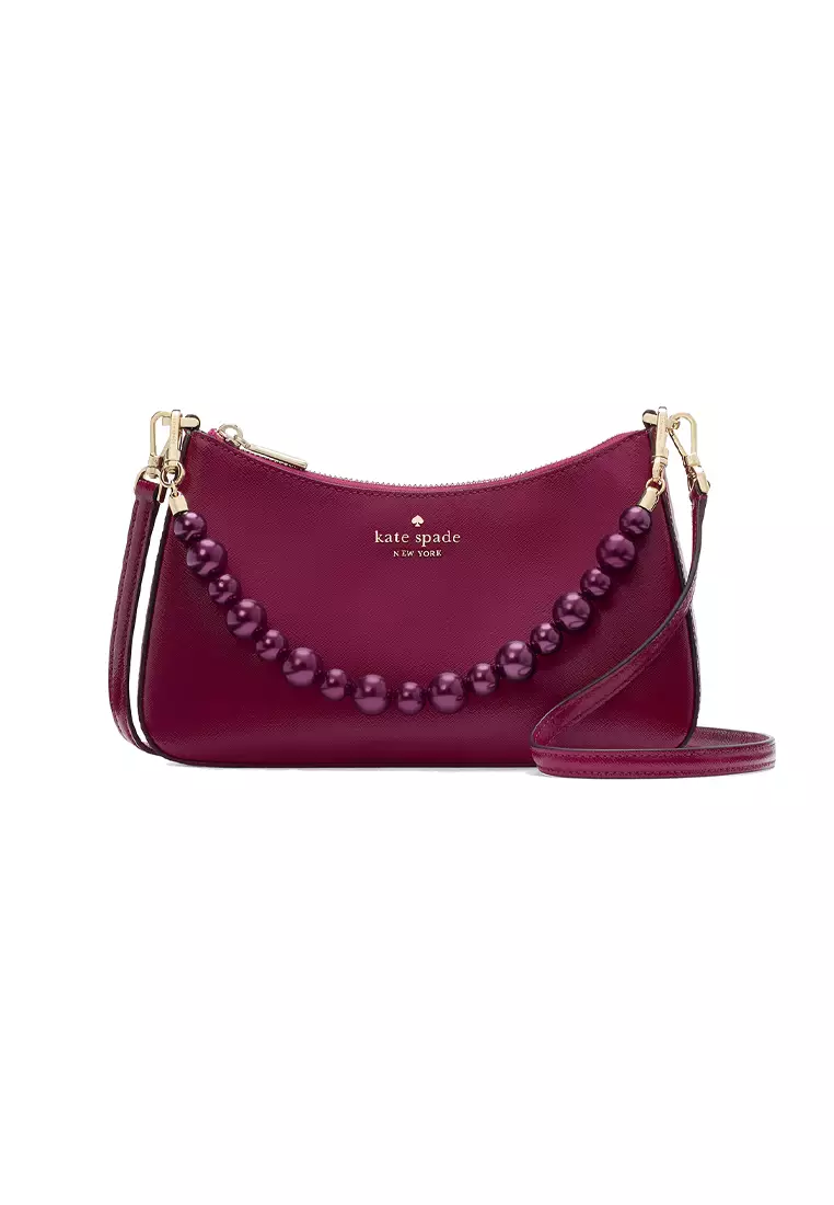 Buy Kate Spade Madison Faux Pearl Medium Convertible Crossbody Bag Dark ...