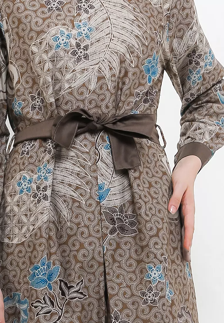 Jual Krisna Batik Amira Gamis Batik Katun Lengan Panjang Original 2025 | ZALORA Indonesia