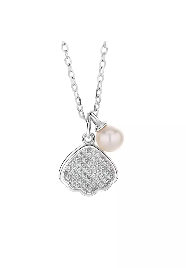 Buy Lara TwoWay Pearl Lockbone Chain 2025 Online | ZALORA