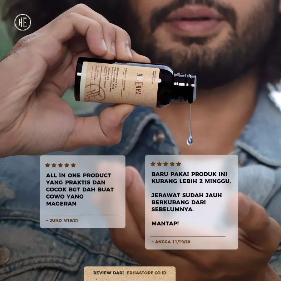 Jual ERHA His Erha Booster Essence All In One With Nicotinamide ...