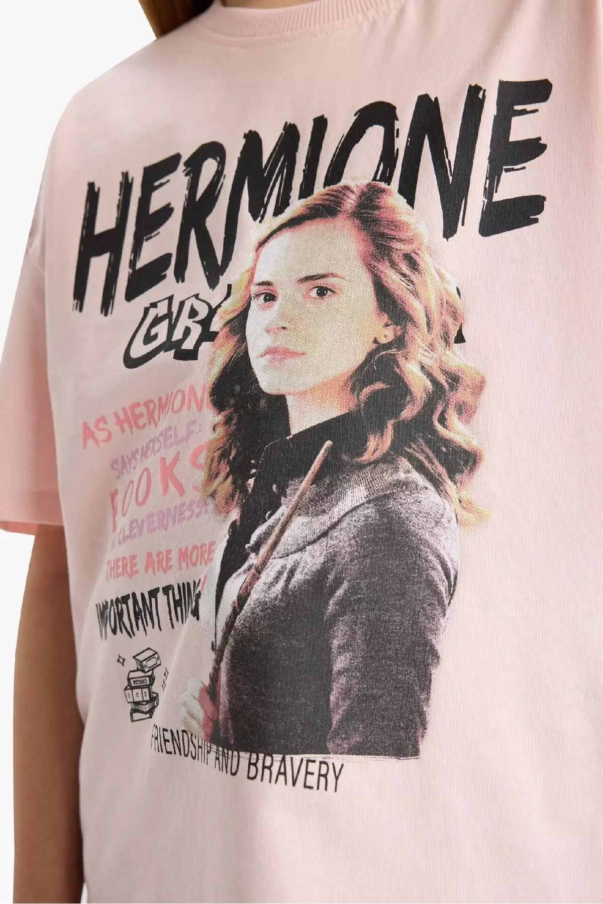 Buy DeFacto Girl's Harry Potter Oversize Wide Fit Crew Neck Short ...