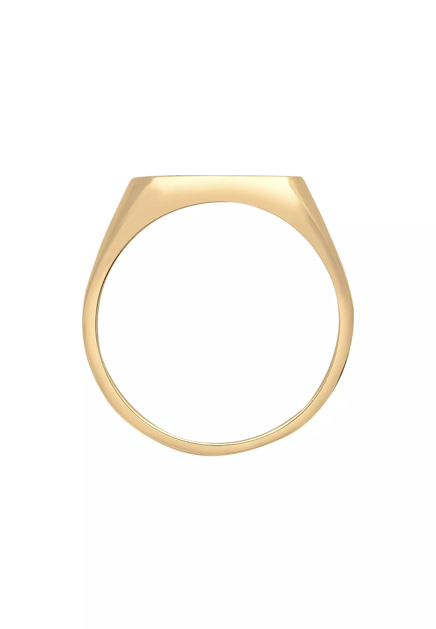 Buy Kuzzoi Men's Silver Logo Signet Ring – Gold-Plated 2026 Online | ZALORA