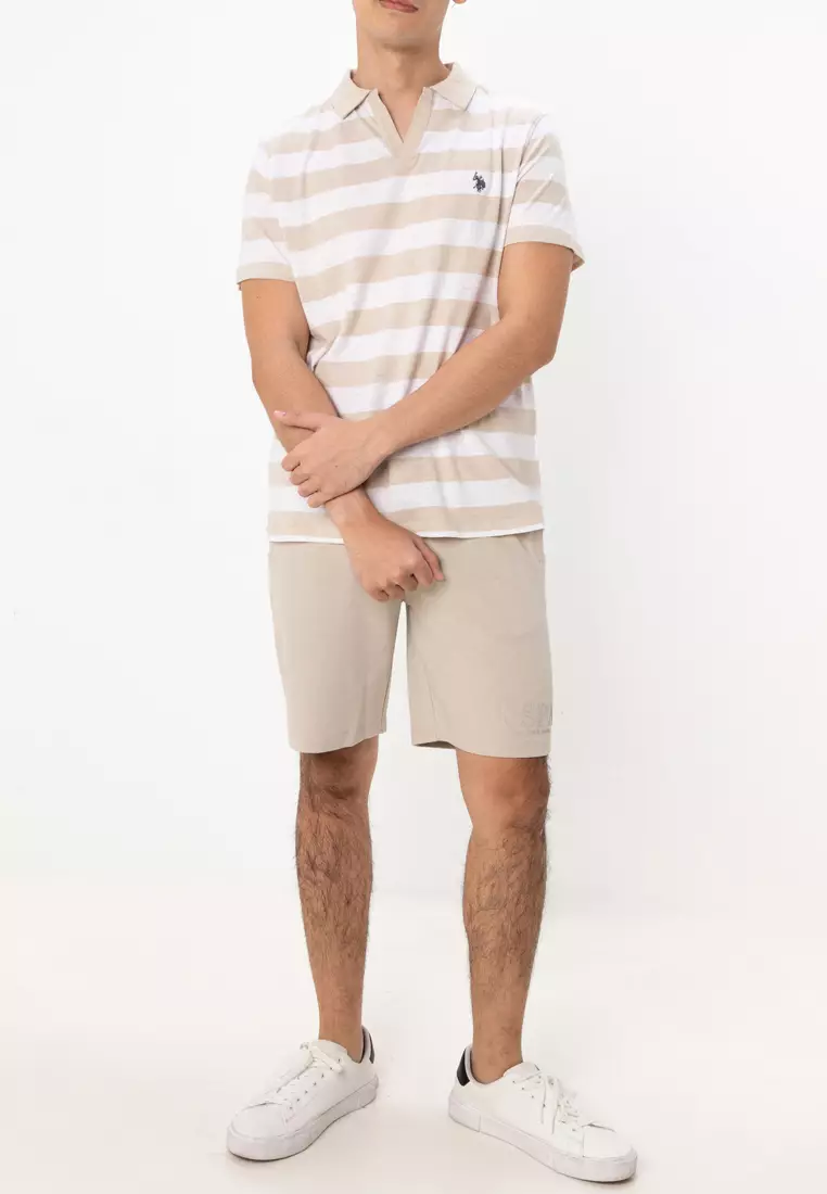 Jual US POLO ASSN Stripe Polo Shirt Original 2025 | ZALORA Indonesia