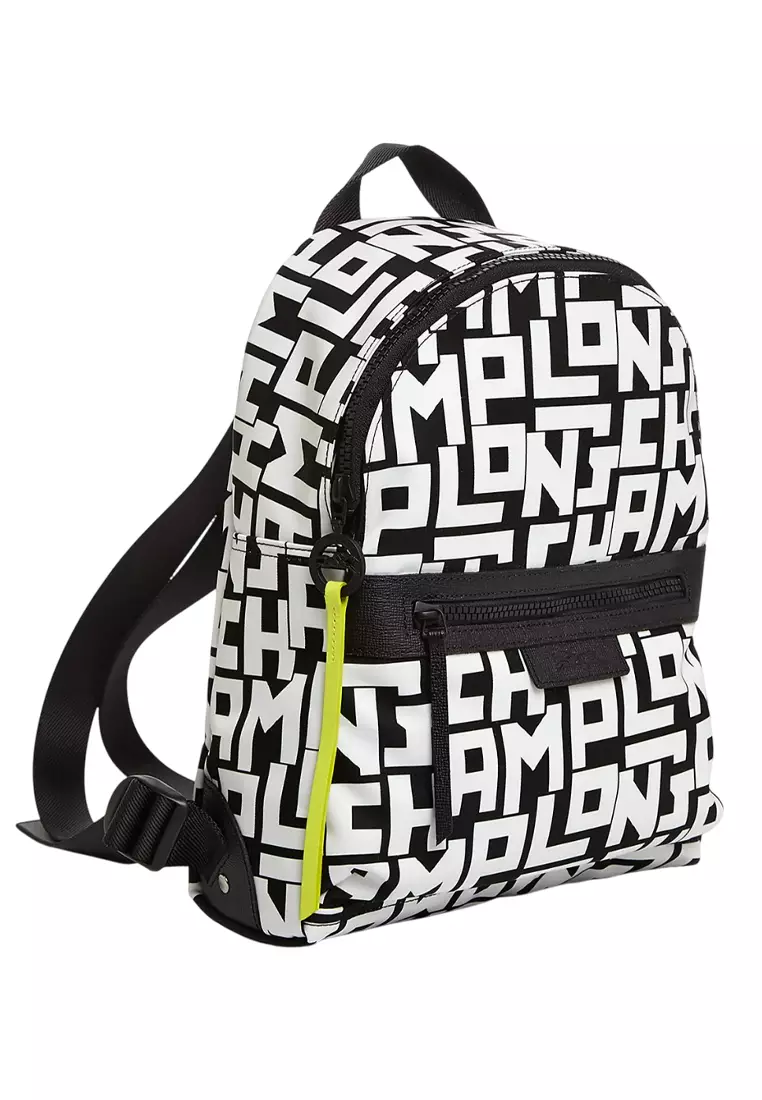 Buy LONGCHAMP Le Pliage LGP Backpack - White/Black Online | ZALORA Malaysia