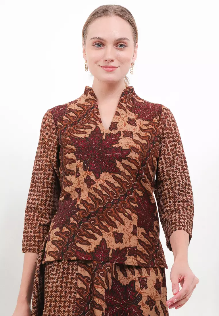 Jual Batik First Blouse Kupnat Sidecollar Cap-Slv Original 2026 ...