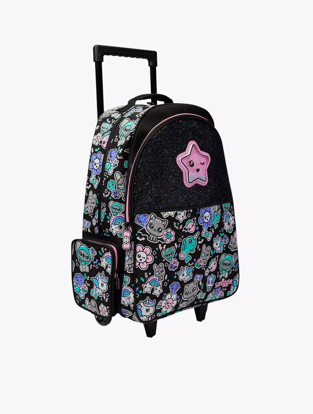 Jual Smiggle Smiggle Trailblazer Trolley Backpack With Light Up Wheels ...