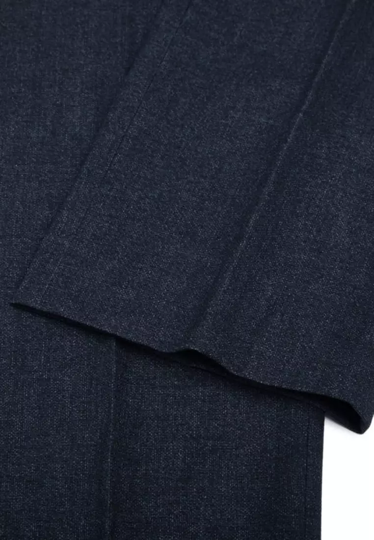 Buy G2000 Multi-Way Stretch Smart Fit Knit Print Suit Pants with ...