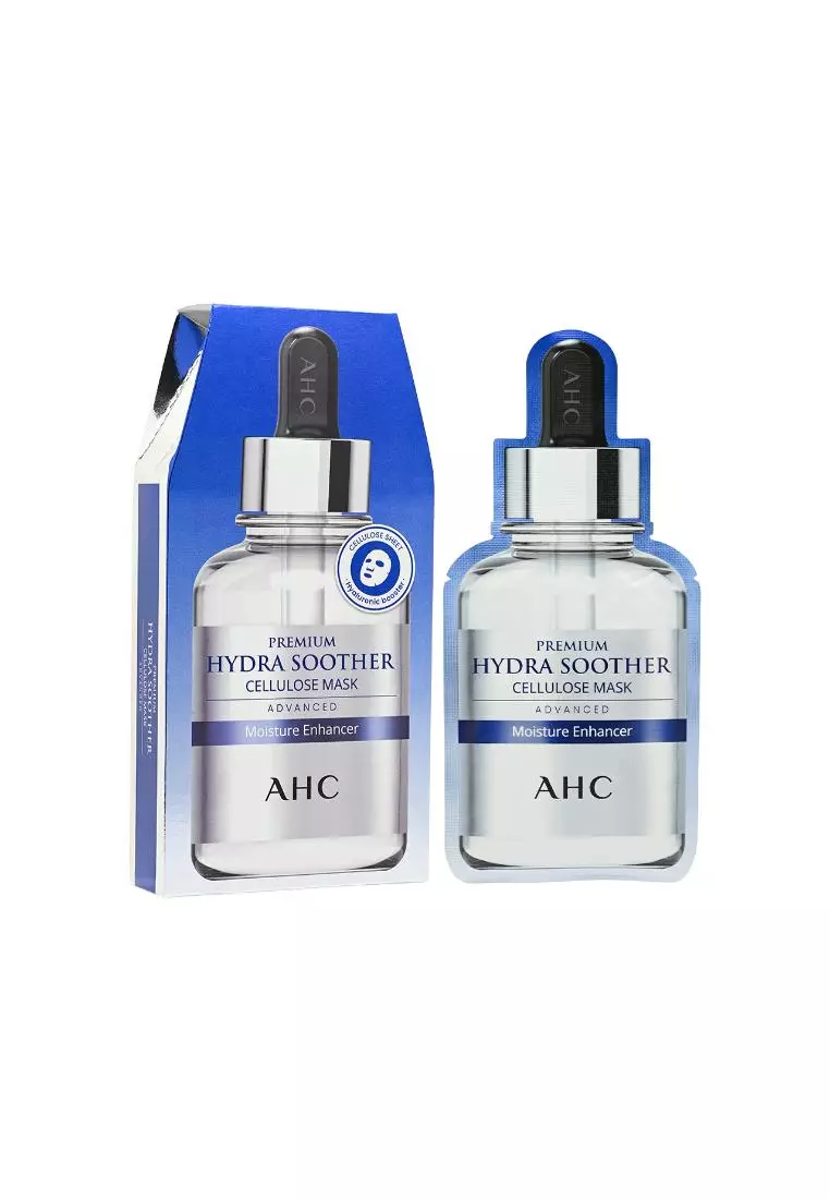 Buy AHC A.H.C Premium Hydra Soother Cellulose Mask (5pcs) Online ...