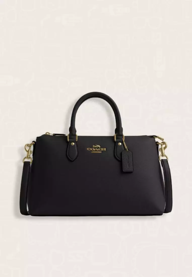Jual Coach Coach Georgia Satchel Bag Black Original 2025 | ZALORA Indonesia