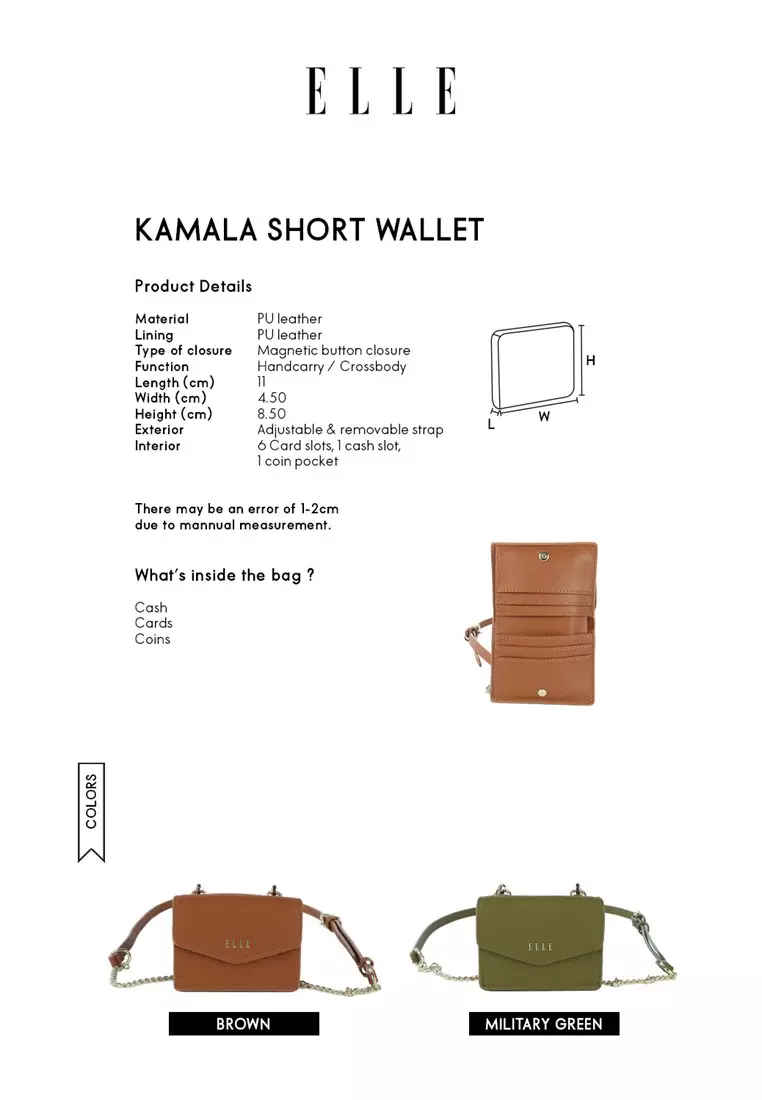 Buy ELLE KAMALA SHORT WALLET 2025 Online | ZALORA