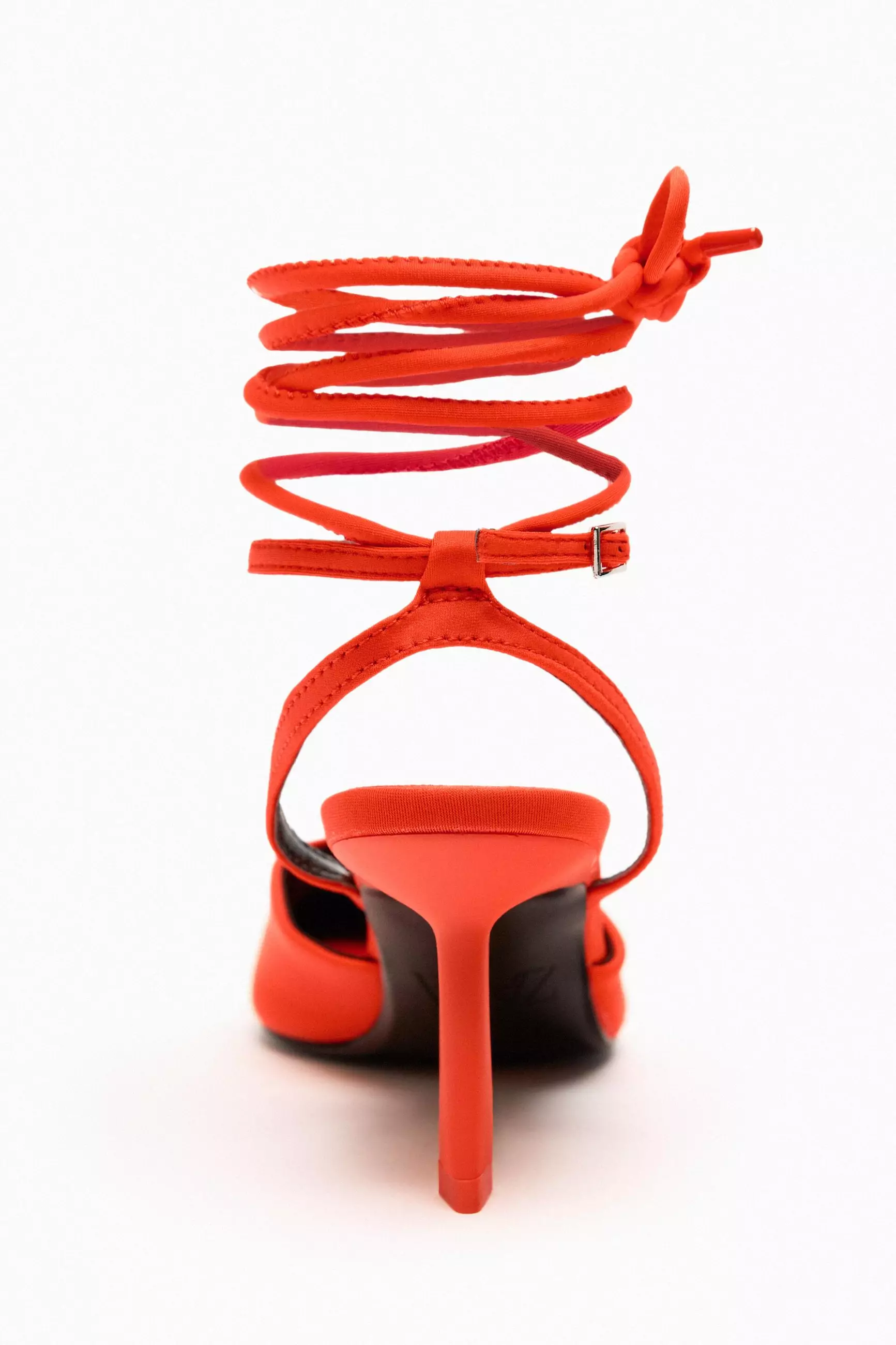 ZARA High-Heel Fabric Slingback Shoes 2024 | Buy ZARA Online | ZALORA ...