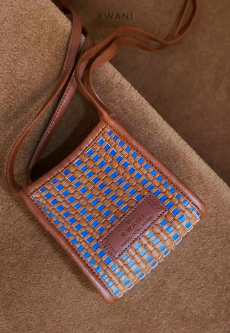 Jual KWANI Kwani Handmade Weaving Tote Mini Royal Blue Original 2025 ...