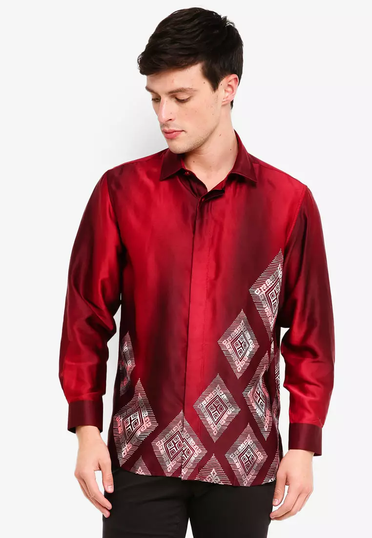 Buy Gene Martino Men's Batik Diamond Shapes 2025 Online | ZALORA ...