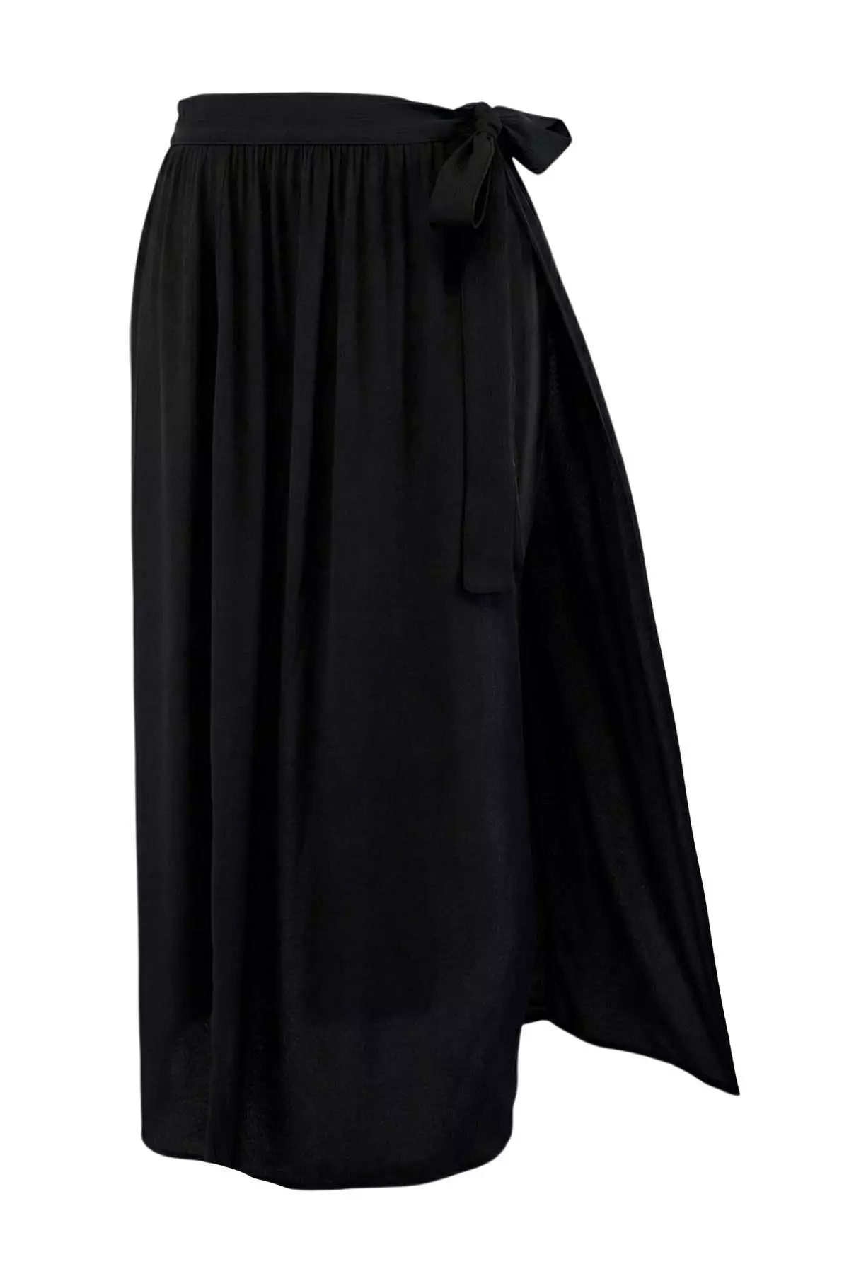 Buy Trendyol Beach Wear Black Textured Tie-Up Pareo Tbbss26Df00002 2026 ...