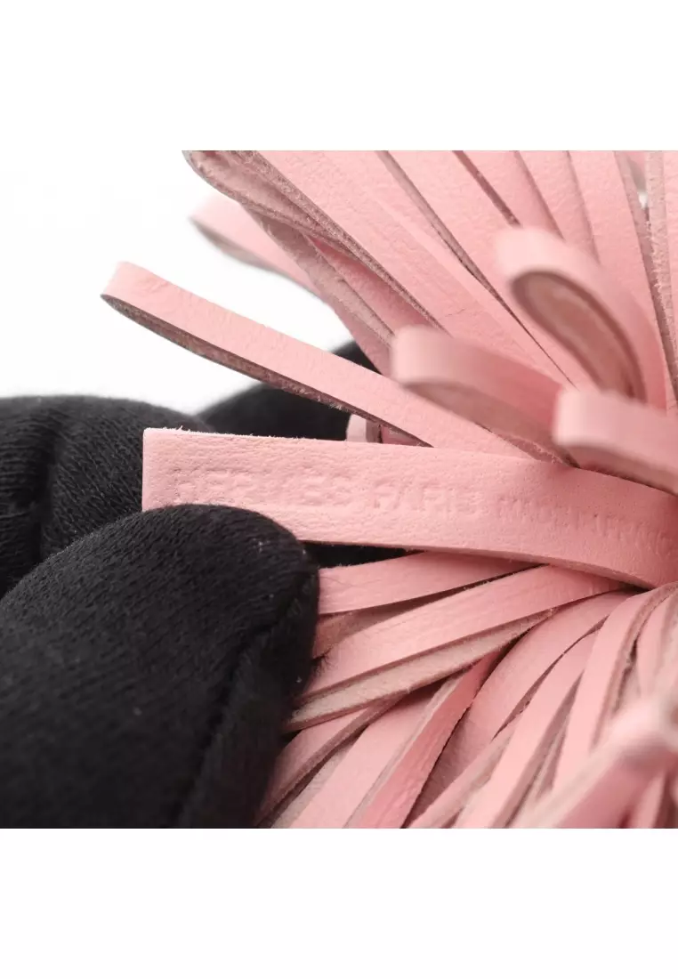 Buy HERMES Pre-Loved Hermès carmen bag charm key ring Aagneau Light ...