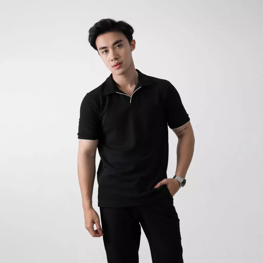 Jual MSMO MSMO Men Renald Polo Shirt - Black Original 2023 | ZALORA ...