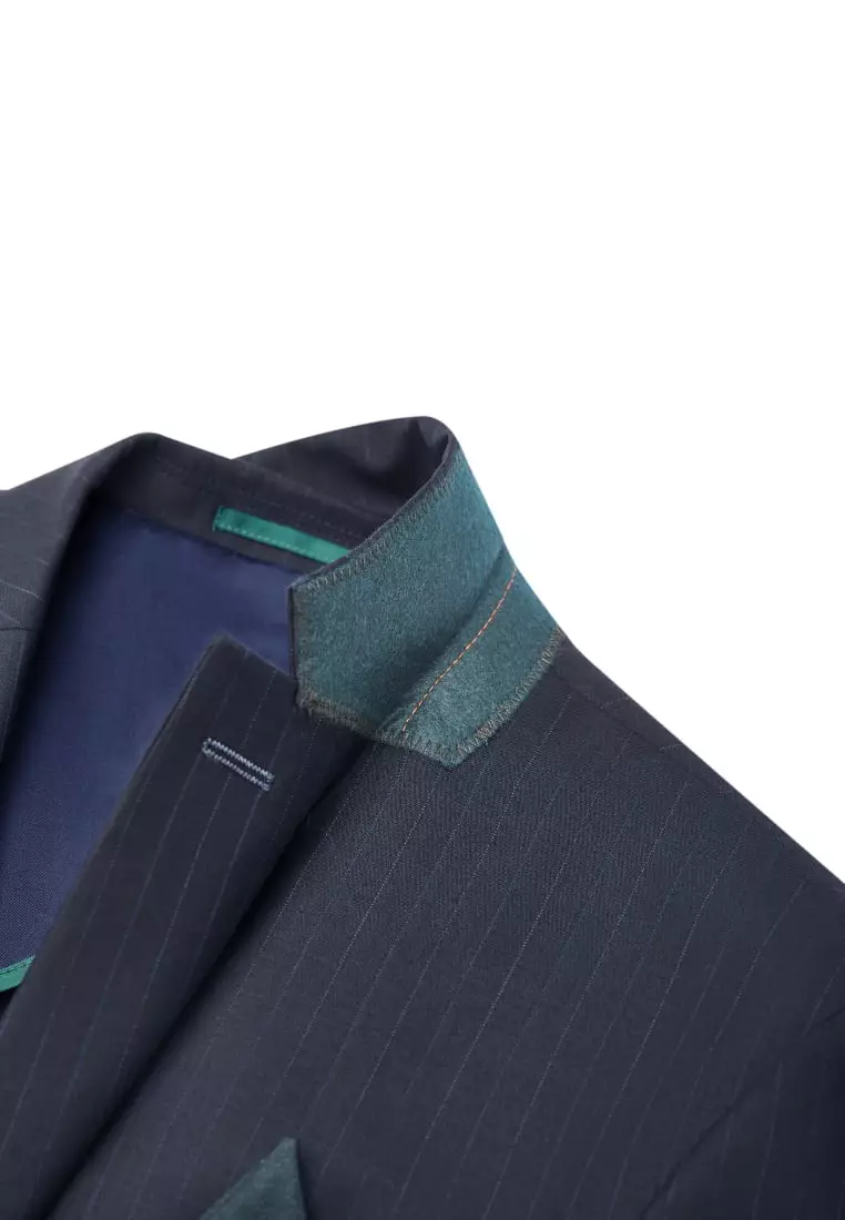 Buy G2000 G2000 Wool Blend Smart Fit Stripe Suit Blazer 2026 Online ...