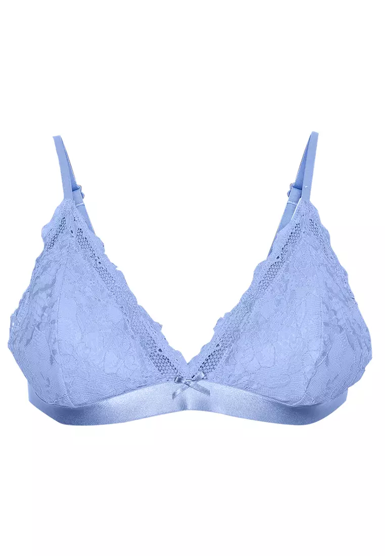 Buy Cotton On Body Everyday Lace Triangle Padded Bralette Online | ZALORA Malaysia