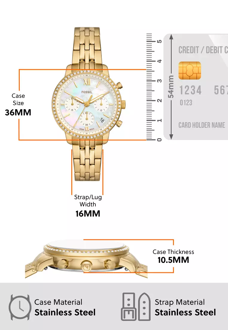 Buy Fossil Fossil Women's Neutra Chronograph Watch ( ES5358 ) - Quartz ...