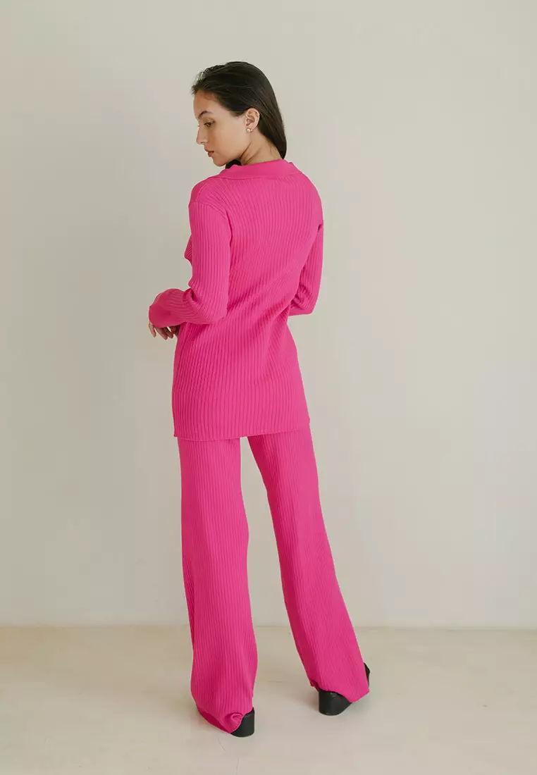 Jual BAYSIC BAYSIC Arla Knit Set Pink Original 2023 | ZALORA Indonesia