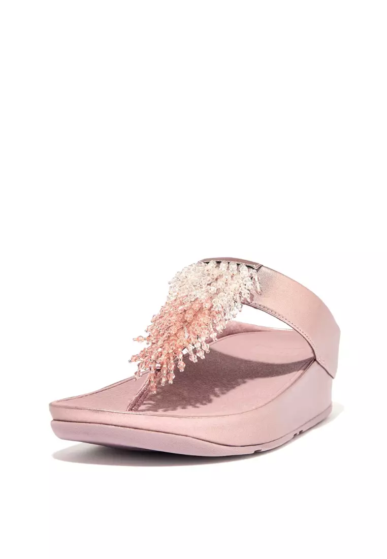 Buy FitFlop RUMBA Women's Ombré Toe-Post Sandals - Pink Sky (Z18-969 ...