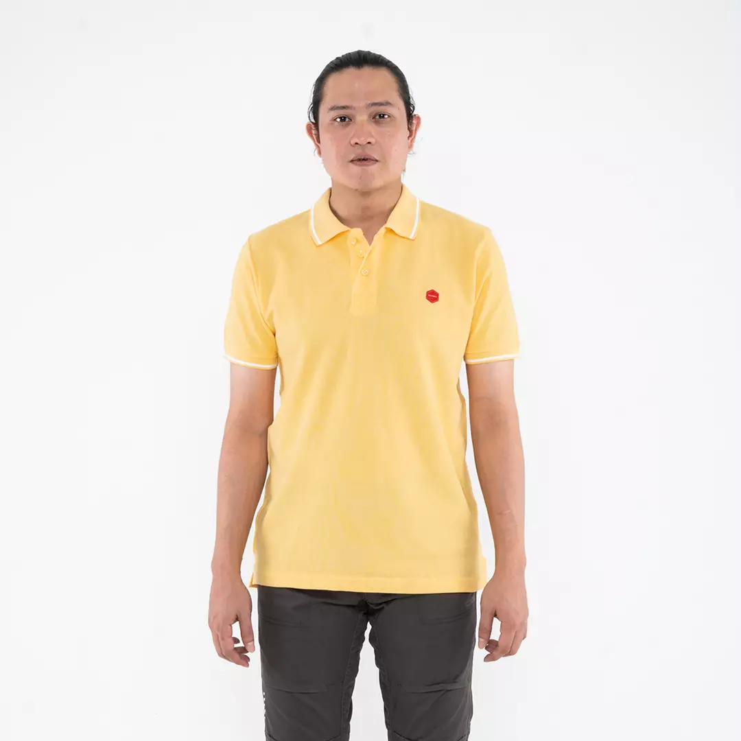 Jual Oxygen Denim Oxygen Denim Core Polo Shirt Tipping 1 - Yellow ...