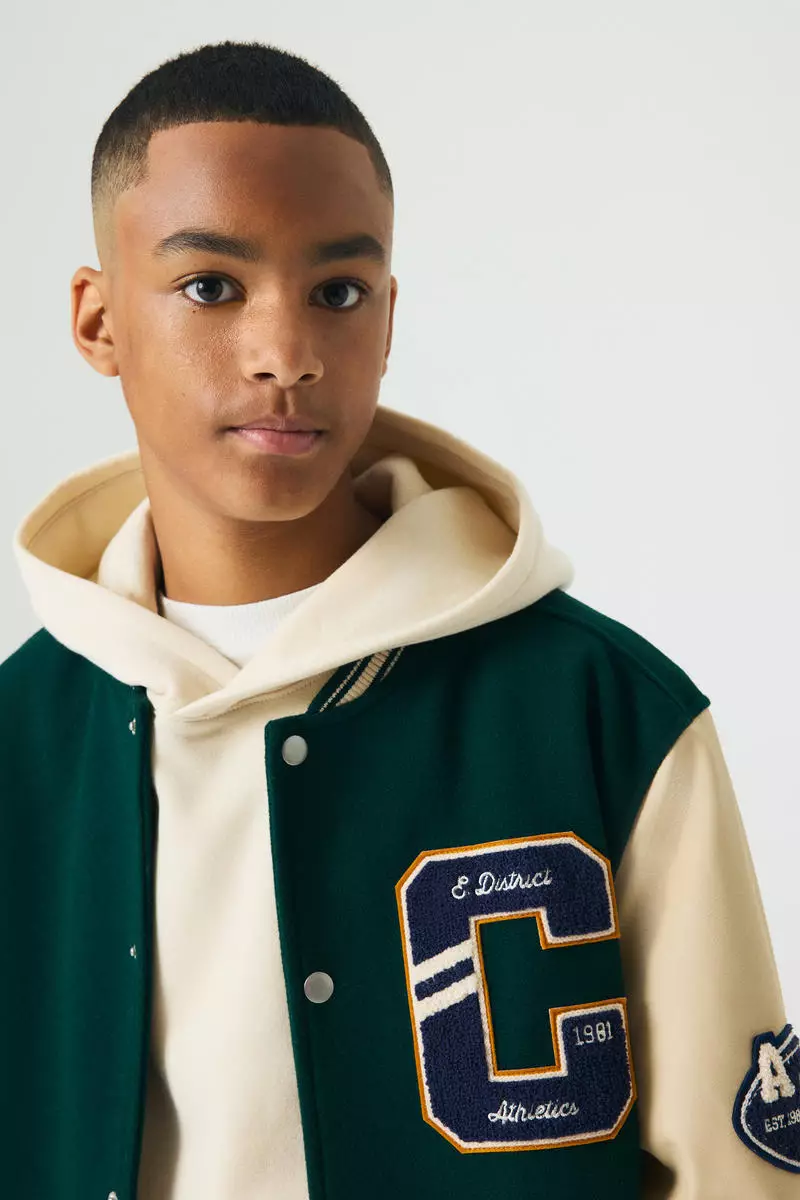Buy H&M Appliquéd baseball jacket 2026 Online | ZALORA Philippines