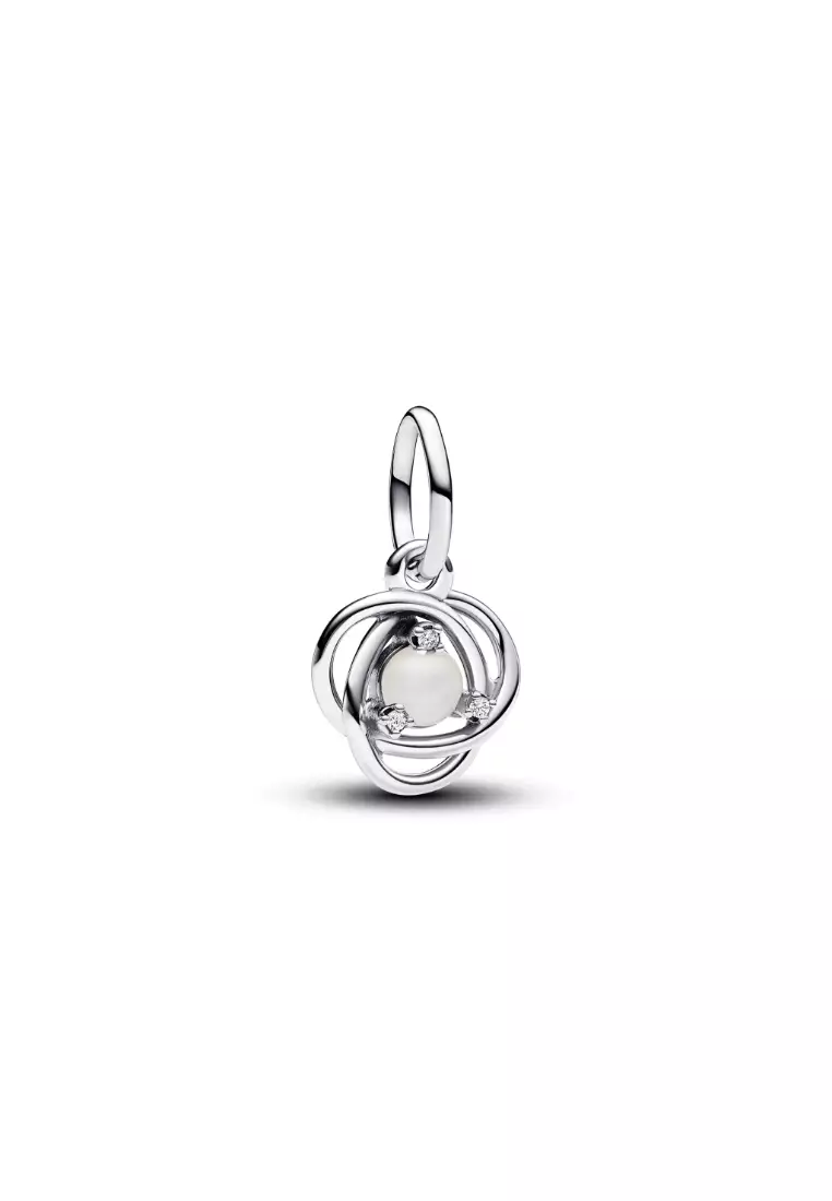 Buy Pandora June White Eternity Circle Dangle Charm 2025 Online ...