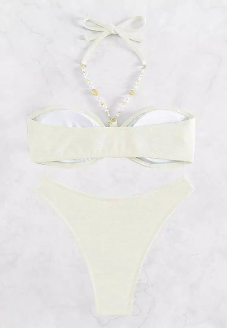 Buy Sunnydaysweety New halterneck chain swimsuit set CA24032143W 2025 ...