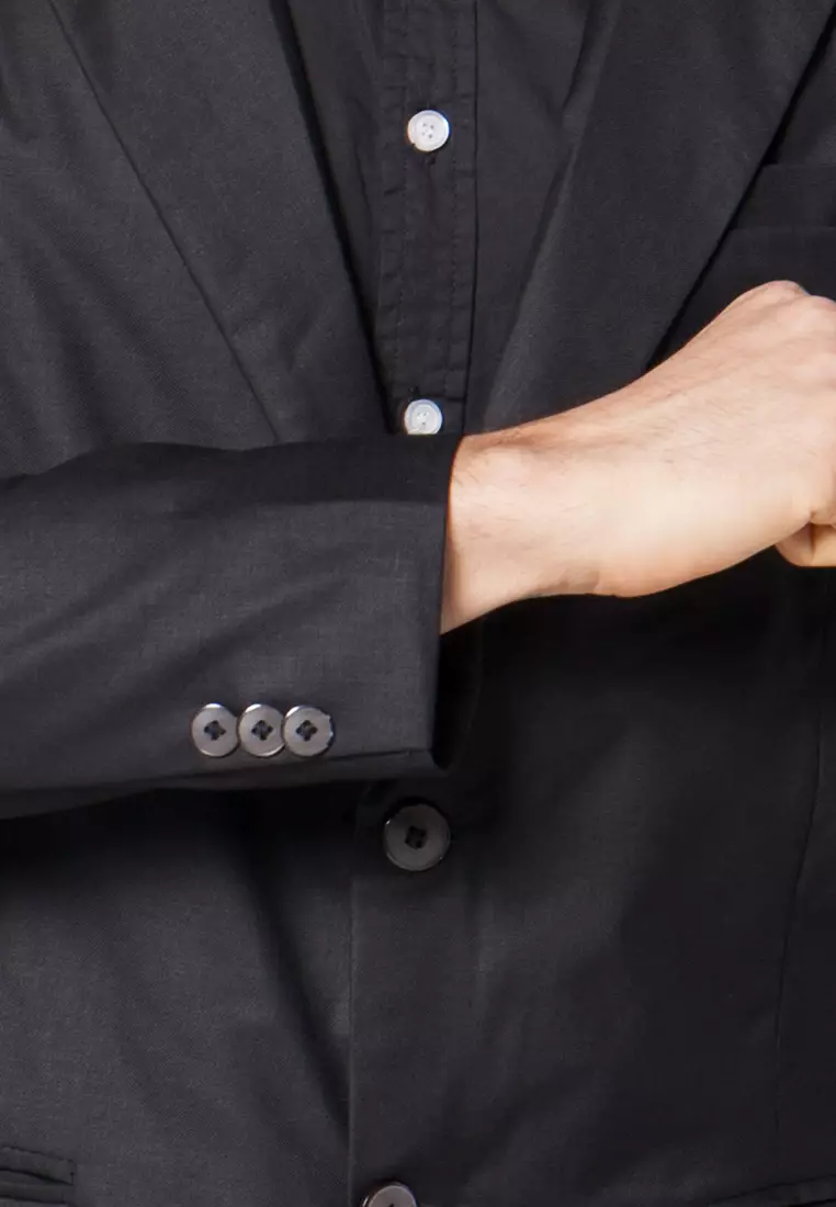 Jual Crows Denim Crows Denim - Blazer Velvet New Black Style Original ...