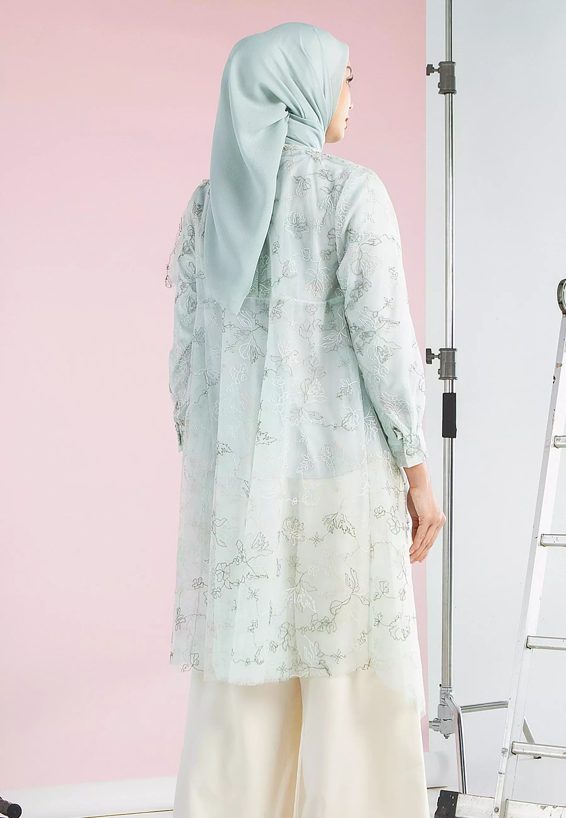 Jual HijabChic HijabChic Avla Mint Outerwear - Outer Lebaran Elegan ...