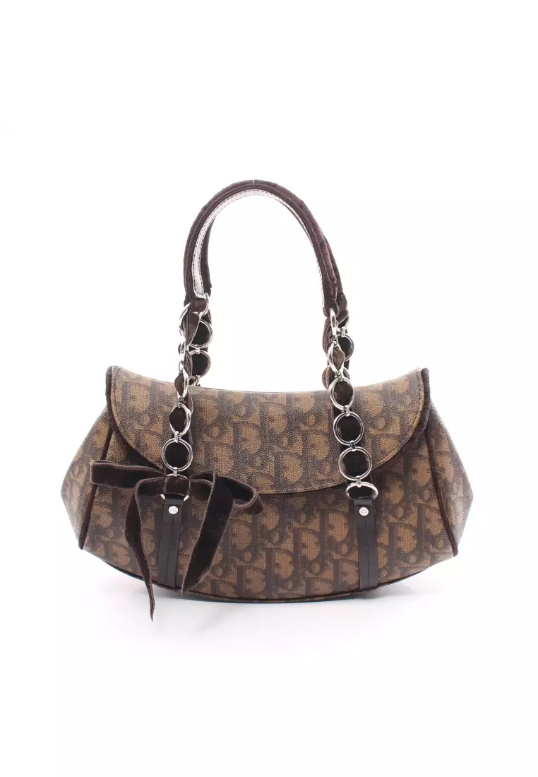 線上選購 Christian Dior 二奢 Pre-loved Christian Dior Trotter chain handbag ...