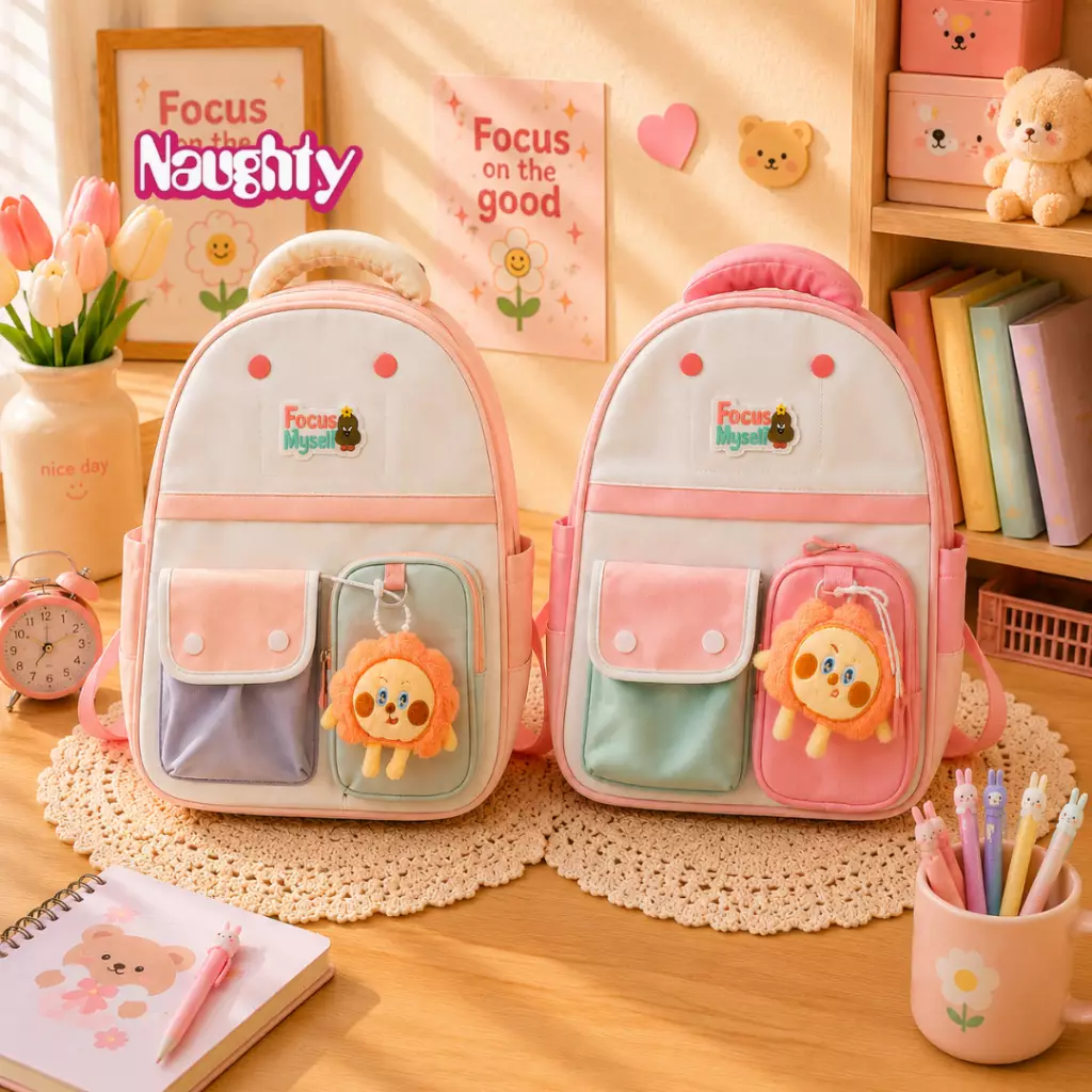 Jual Naughty Tas Ransel Anak Perempuan Sekolah Tk Paud Backpack Nicole ...