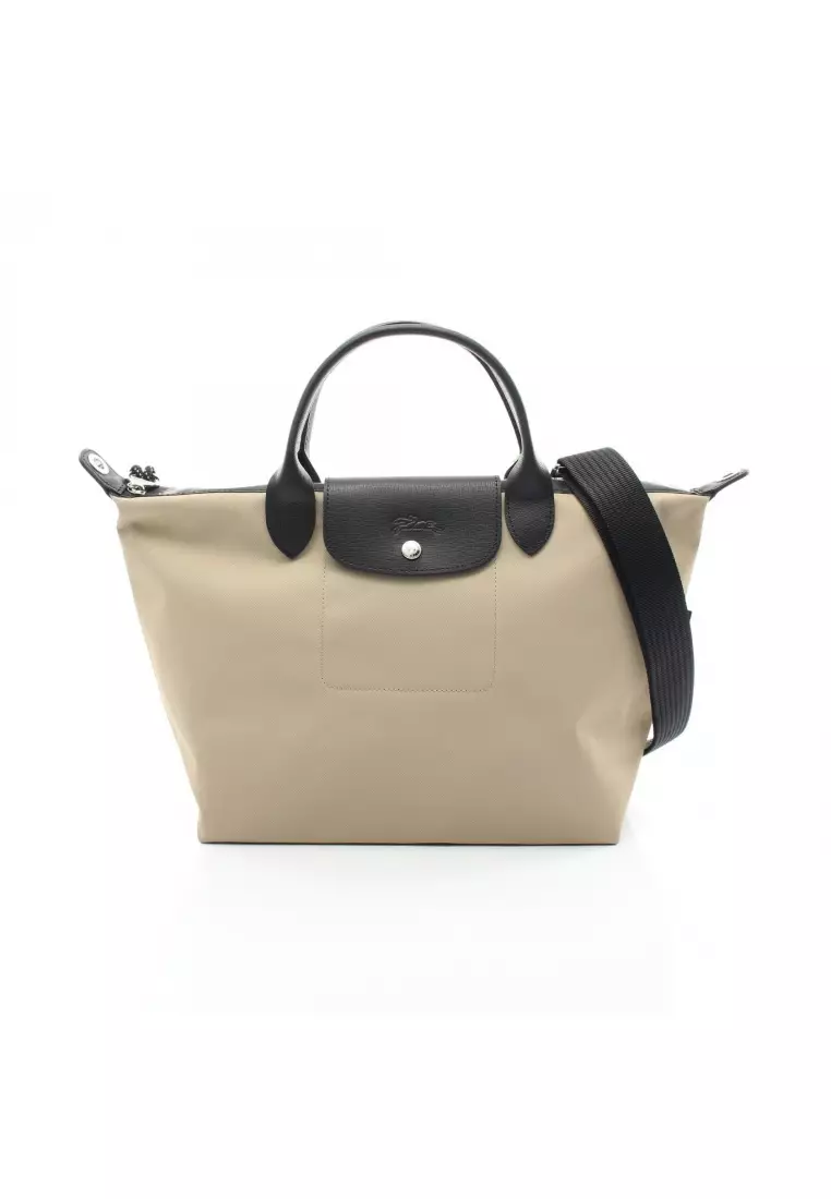 Buy LONGCHAMP Pre-Loved LONGCHAMP Le Preage energy L top handle Handbag ...