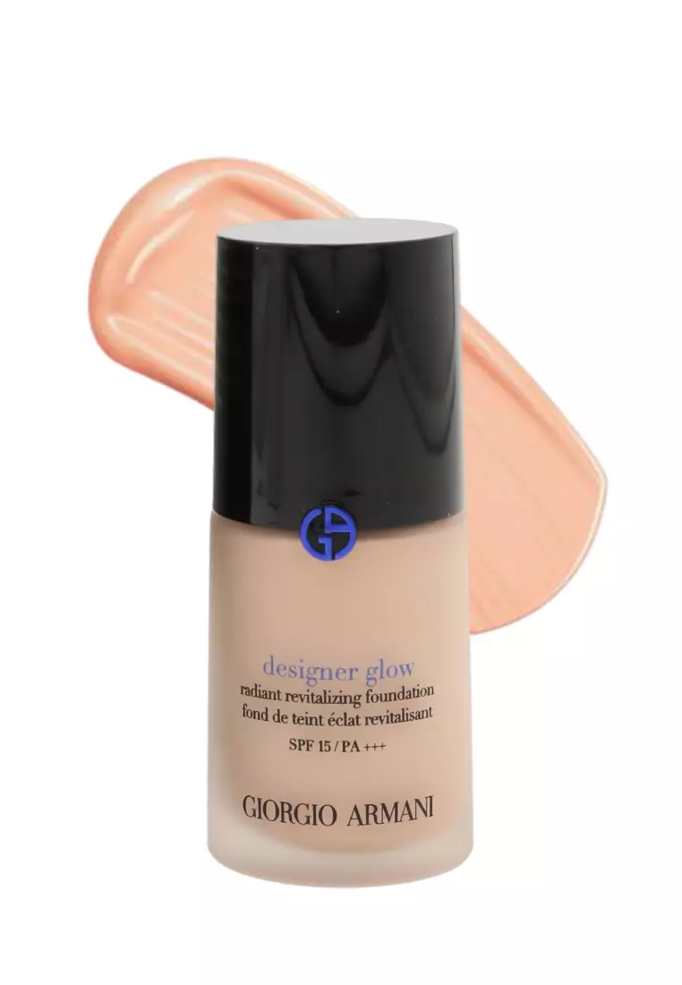 Buy Giorgio Armani Designer Glow Radiant Revitalizing Foundation 30ml ...