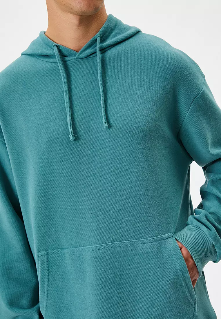 Jual KOTON Basic Kangaroo Hoodie Original 2024 | ZALORA Indonesia