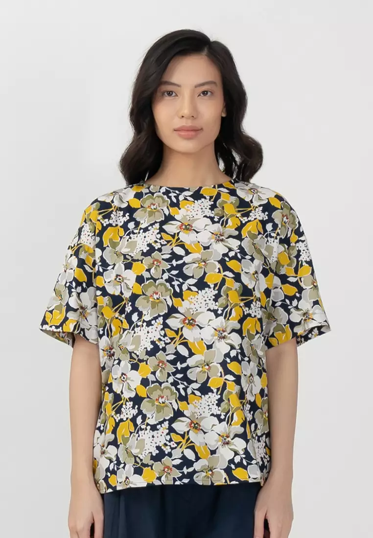 Jual Point One Alva Iris Floral Shirts Original 2025 | ZALORA Indonesia