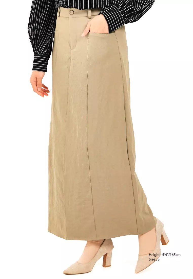 Buy Gene Martino Gene Martino Camelia A Cut Skirt 070 2026 Online | ZALORA