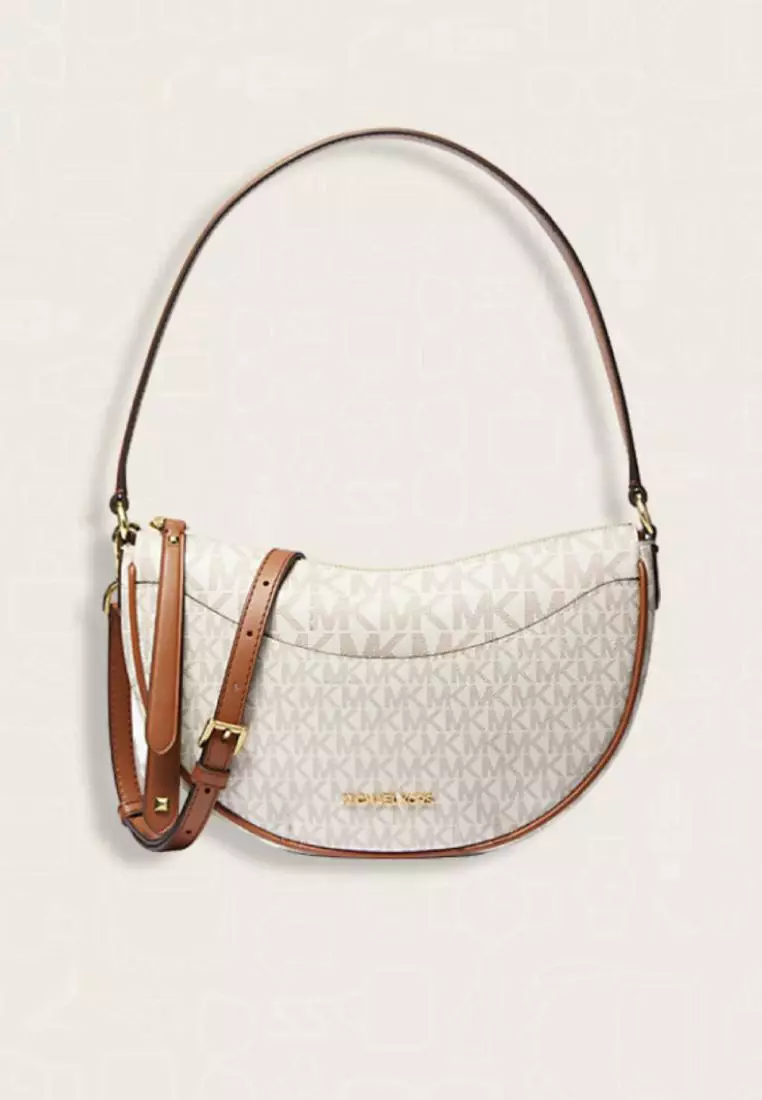 Jual Michael Kors Michael Kors Dover Medium Signature Logo Crossbody ...