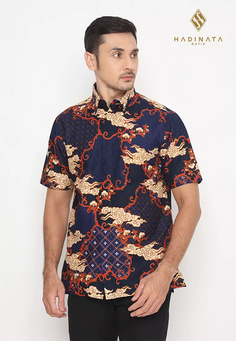 Jual Hadinata Batik Hadinata Batik Pria Kemeja Pendek Arkana Aisyah ...