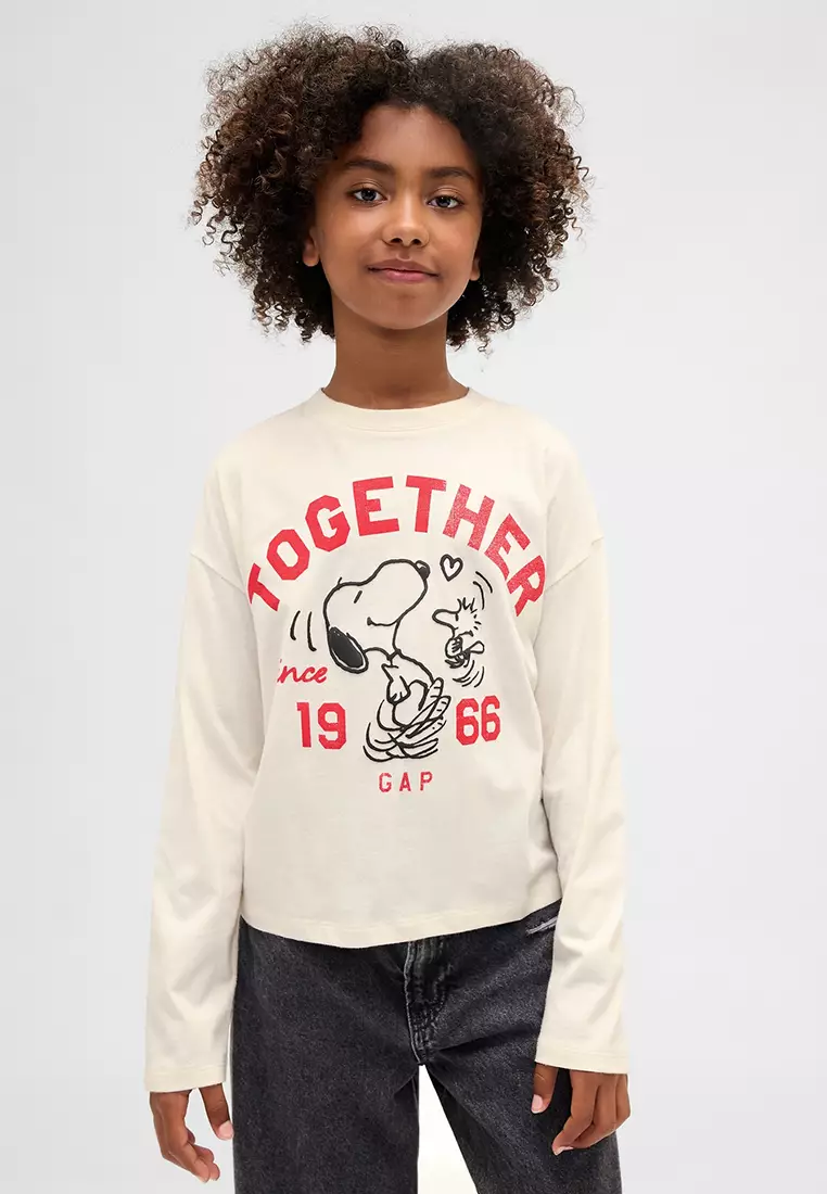 Buy GAP Pant French Long Sleeve Licensed Graphic Holiday 2025 Tee 2026 ...
