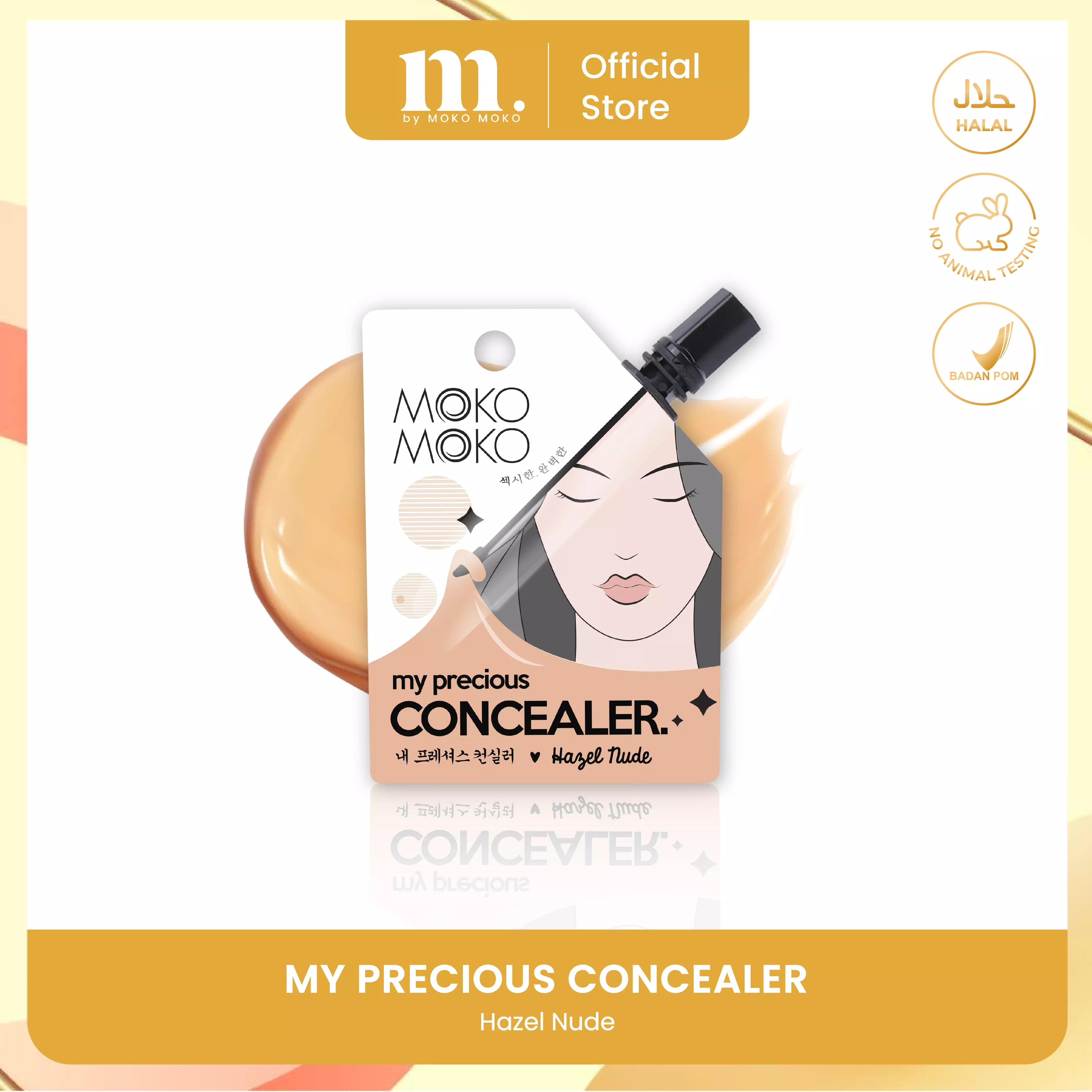 Jual MOKO-MOKO Moko Moko My Precious Concealer - Hazel Nude Original 2025 | ZALORA Indonesia
