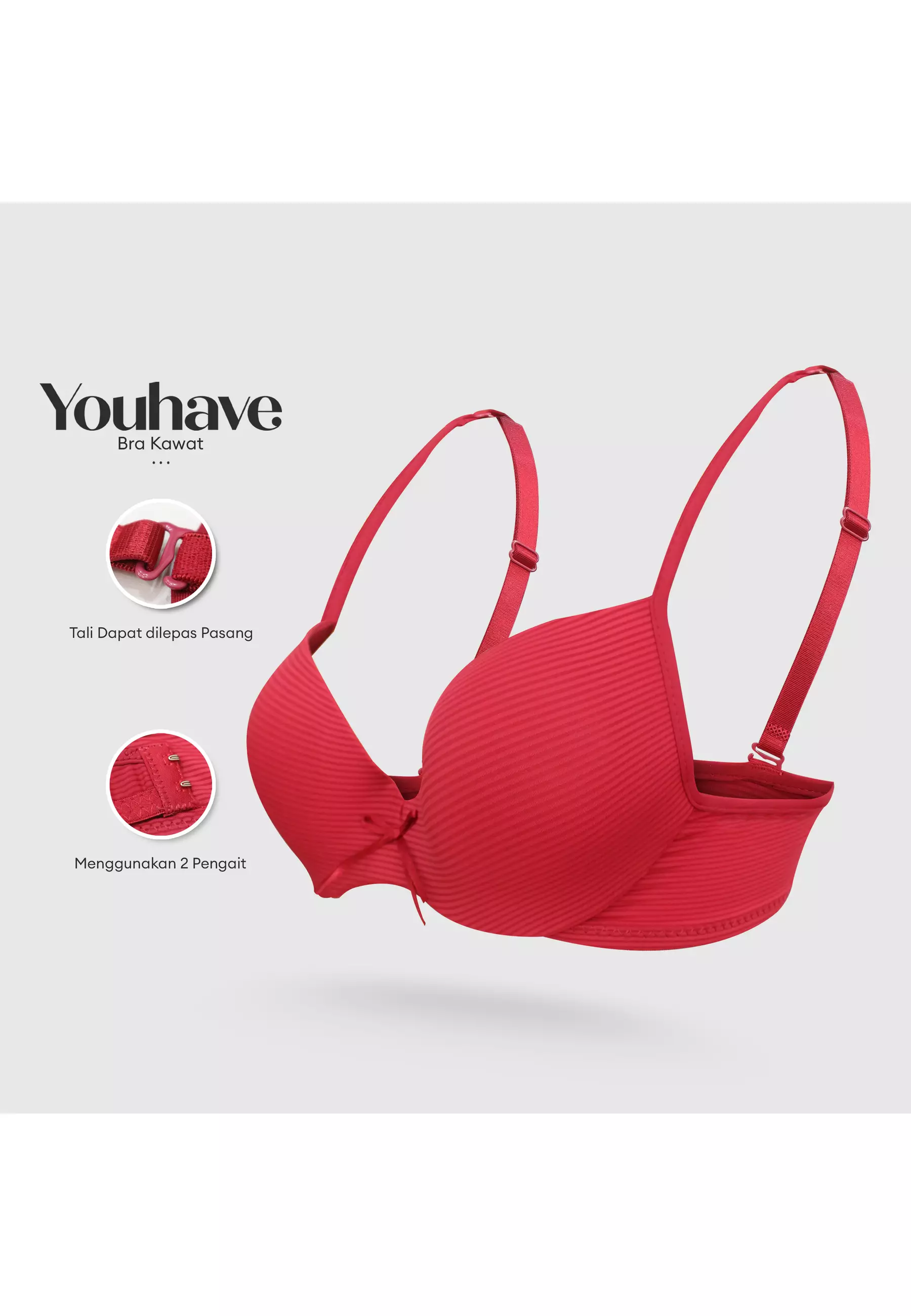 Jual Youhave You’ve (YouHave) BH Bra BH Kawat Bra Kawat BH Wanita 1307 ...