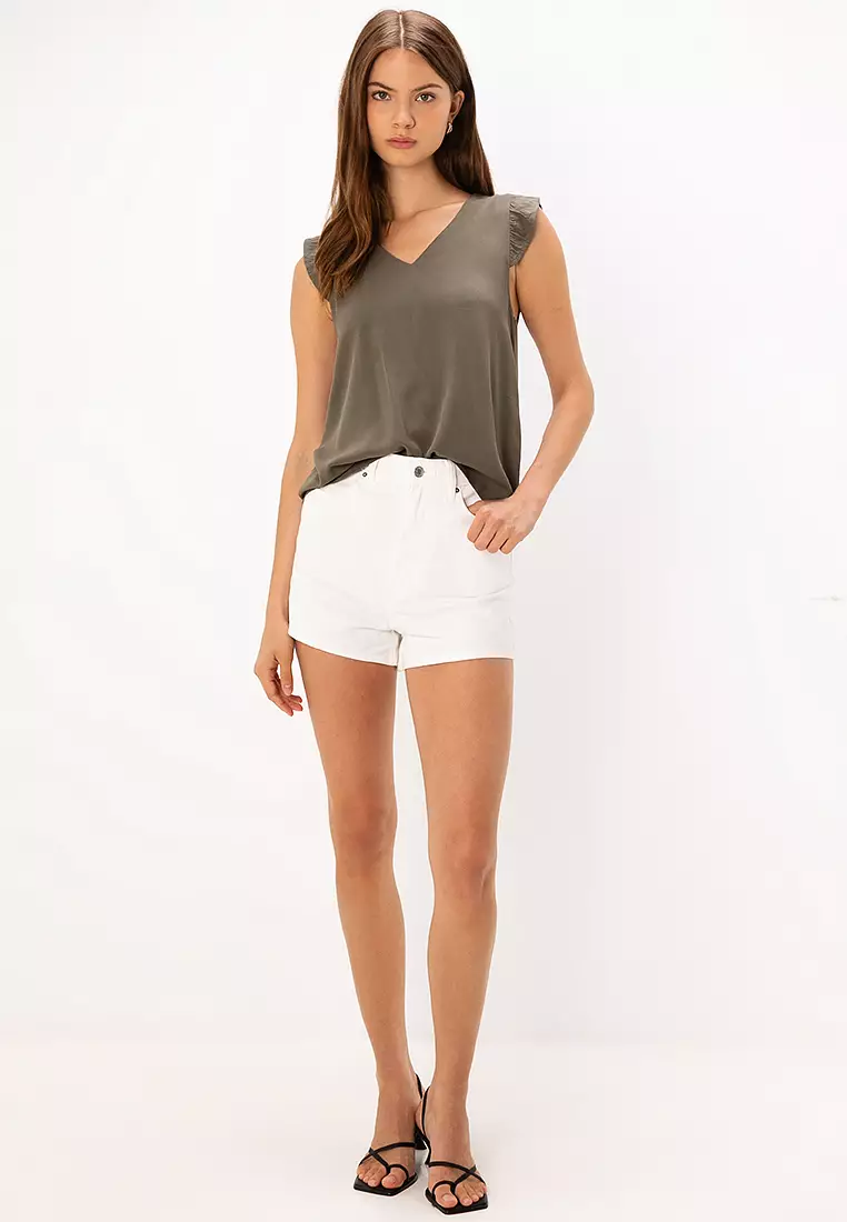 Jual ONLY Alma Life Vis Short Sleeves Elina Top Original 2025 | ZALORA ...