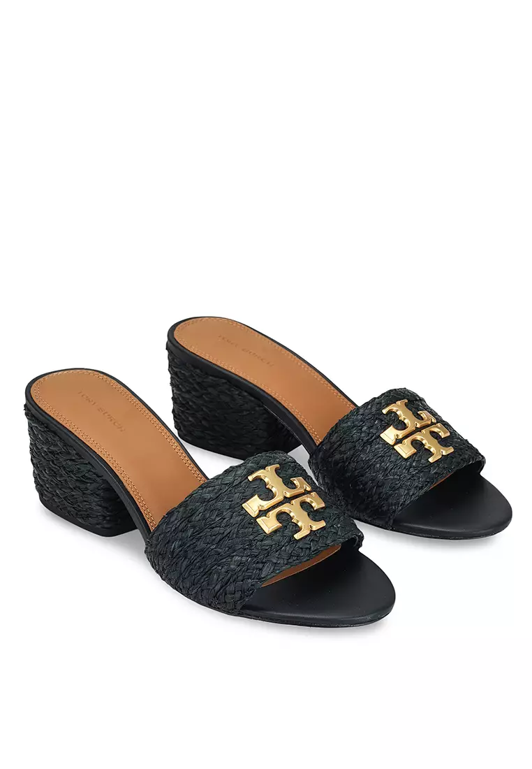 Jual TORY BURCH Everly Raffia Block Heels (nt) Original 2024 | ZALORA Indonesia