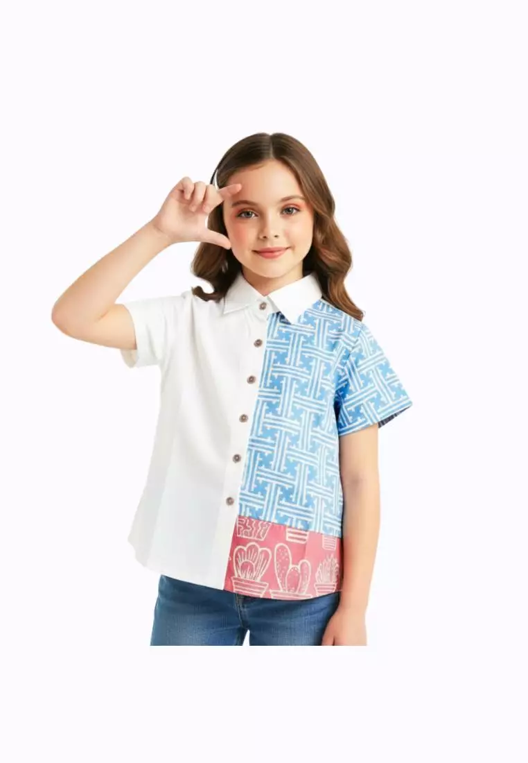 Jual bhatara batik Kemeja Batik Anak Perempuan - Bhatara Batik Agnes ...